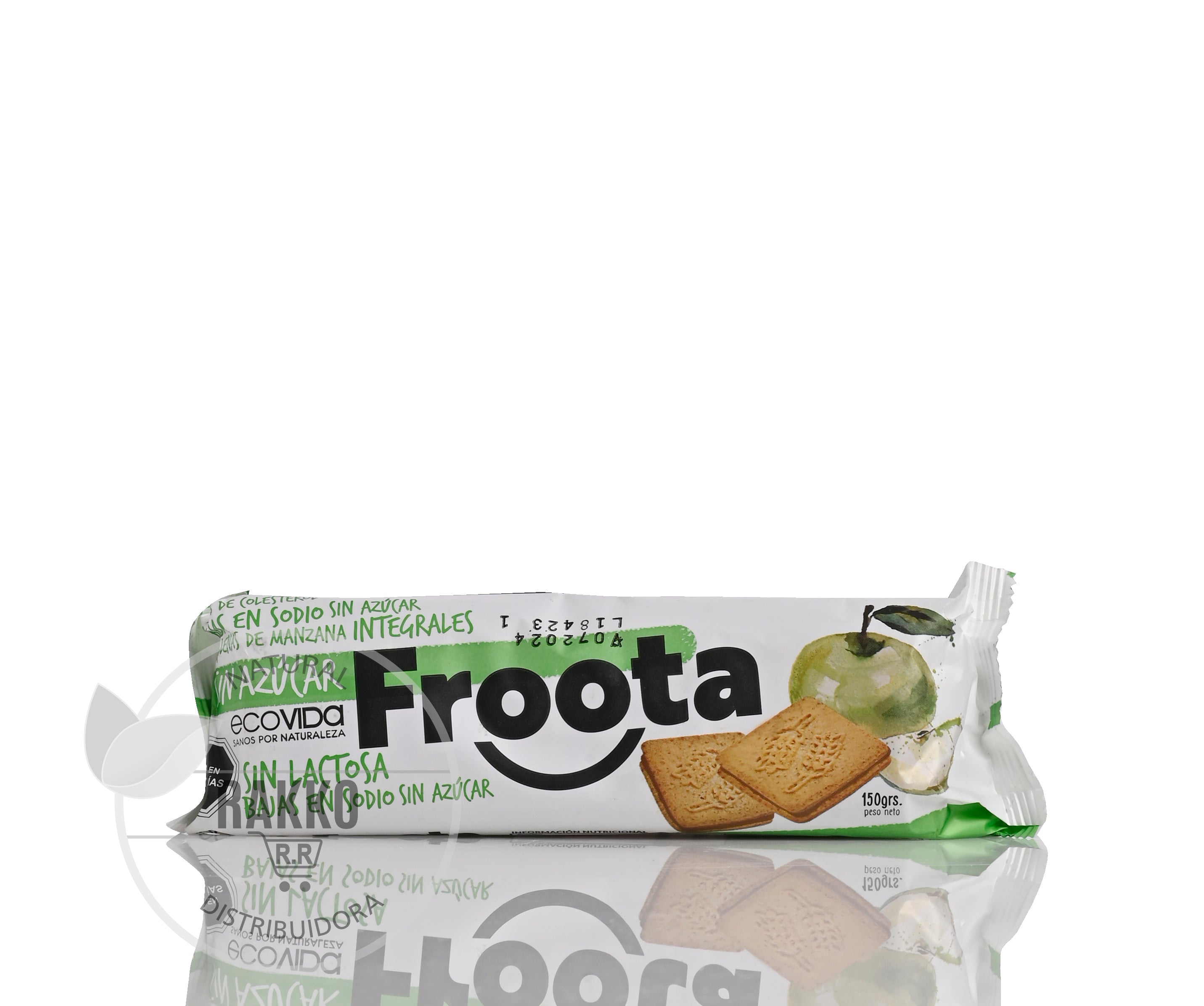 ECOVIDA GALLETA FROOTA MANZANA 150g – Rakko Natural