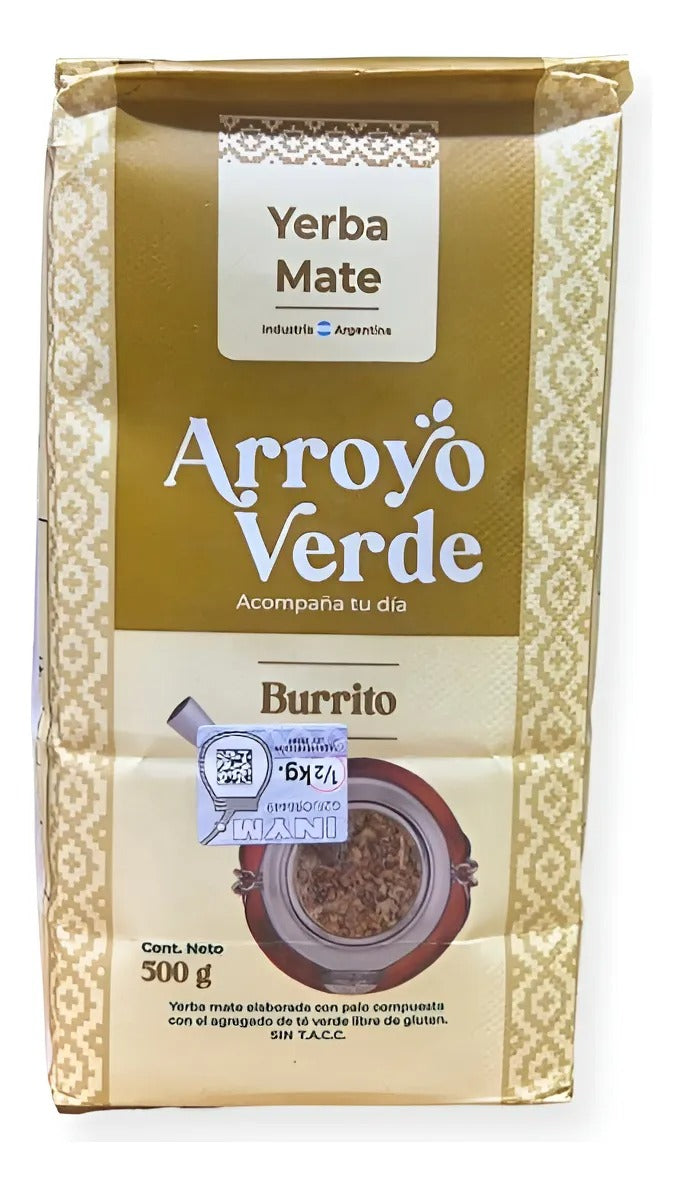 Arroyo Verde Yerba Mate Burrito 500g – Rakko Natural