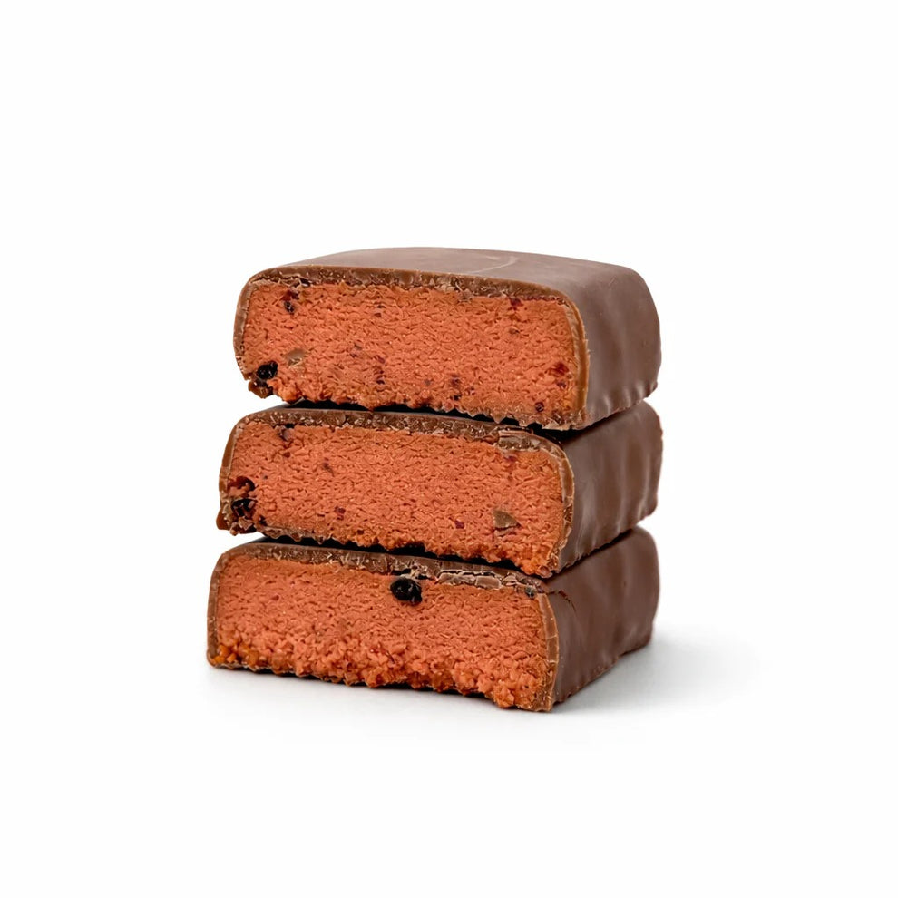 FITSPO BARRA DE PROTEINA FRUTILLA Y CHOCOLATE 55G SIN GLUTEN – Rakko ...